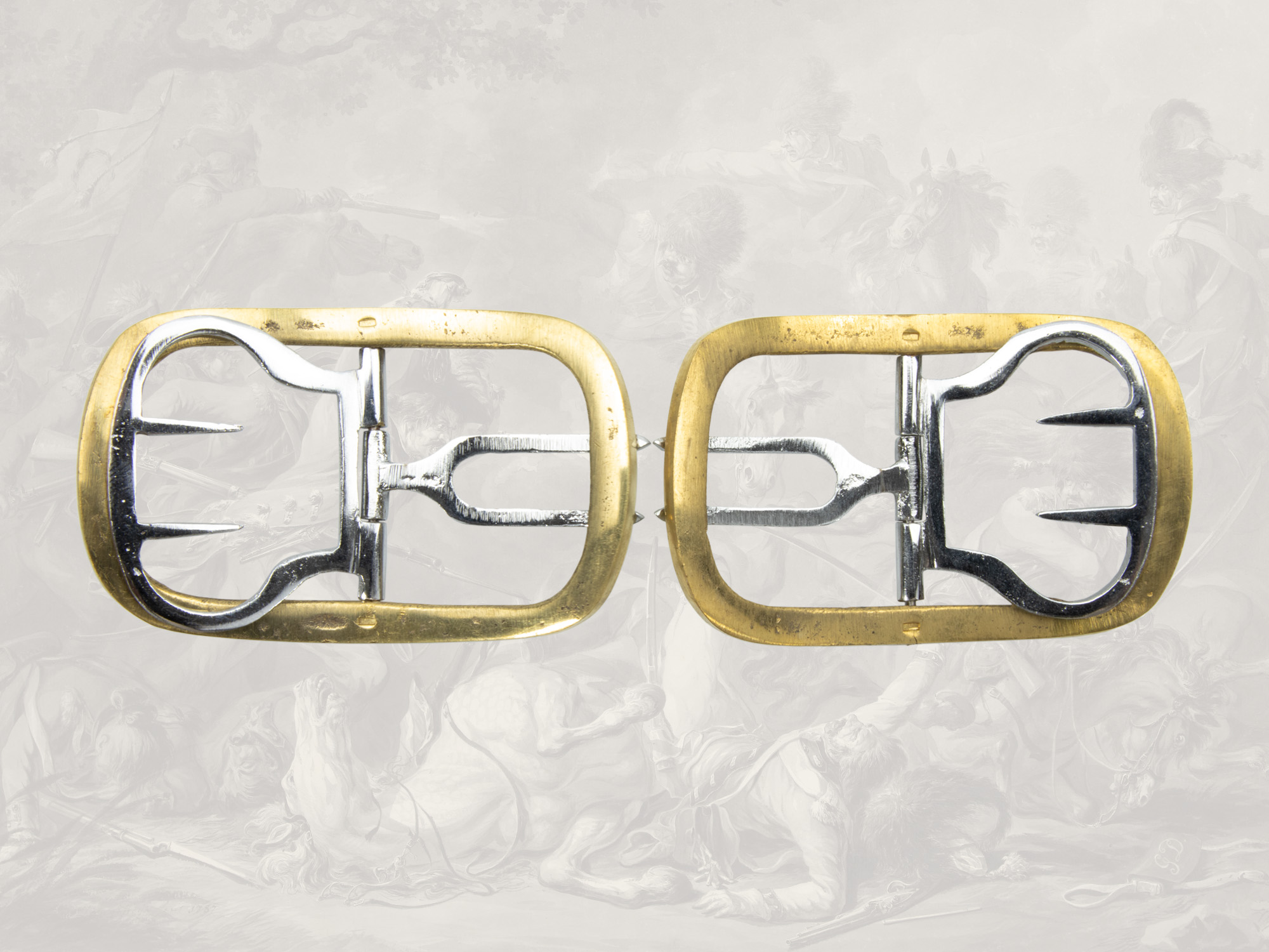 Pair of shoe buckles ‘Nike’ - Re-enactment Shop