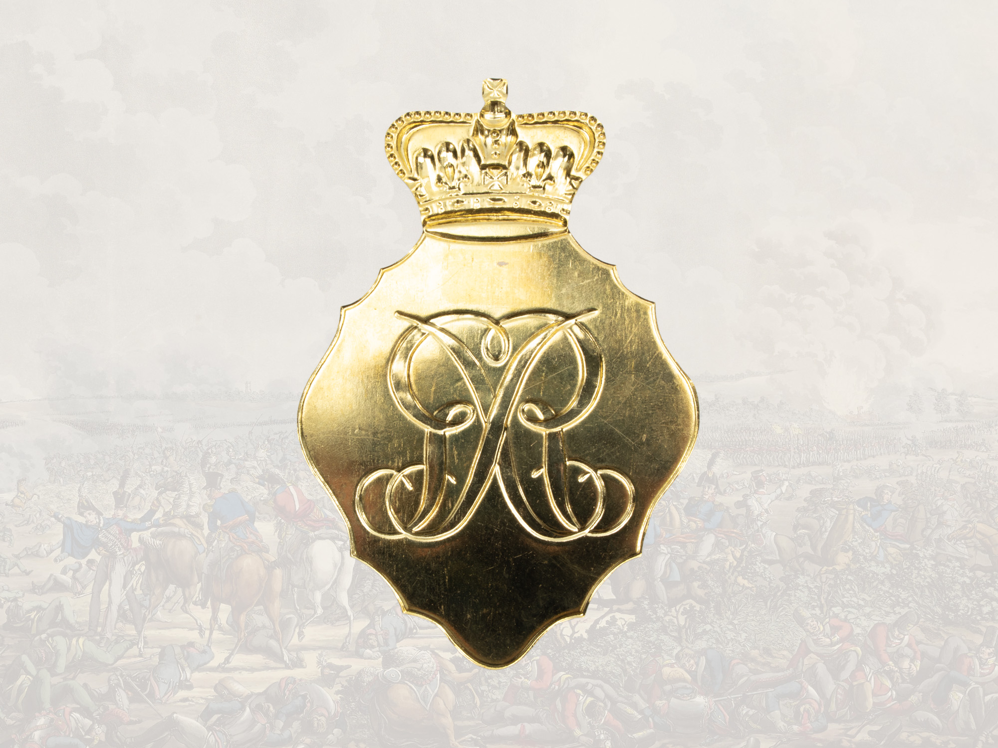 British 1812 shako plate - Re-enactment Shop