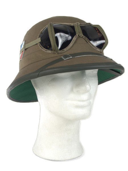 Tropenhelm mit Brille - Re-enactment Shop