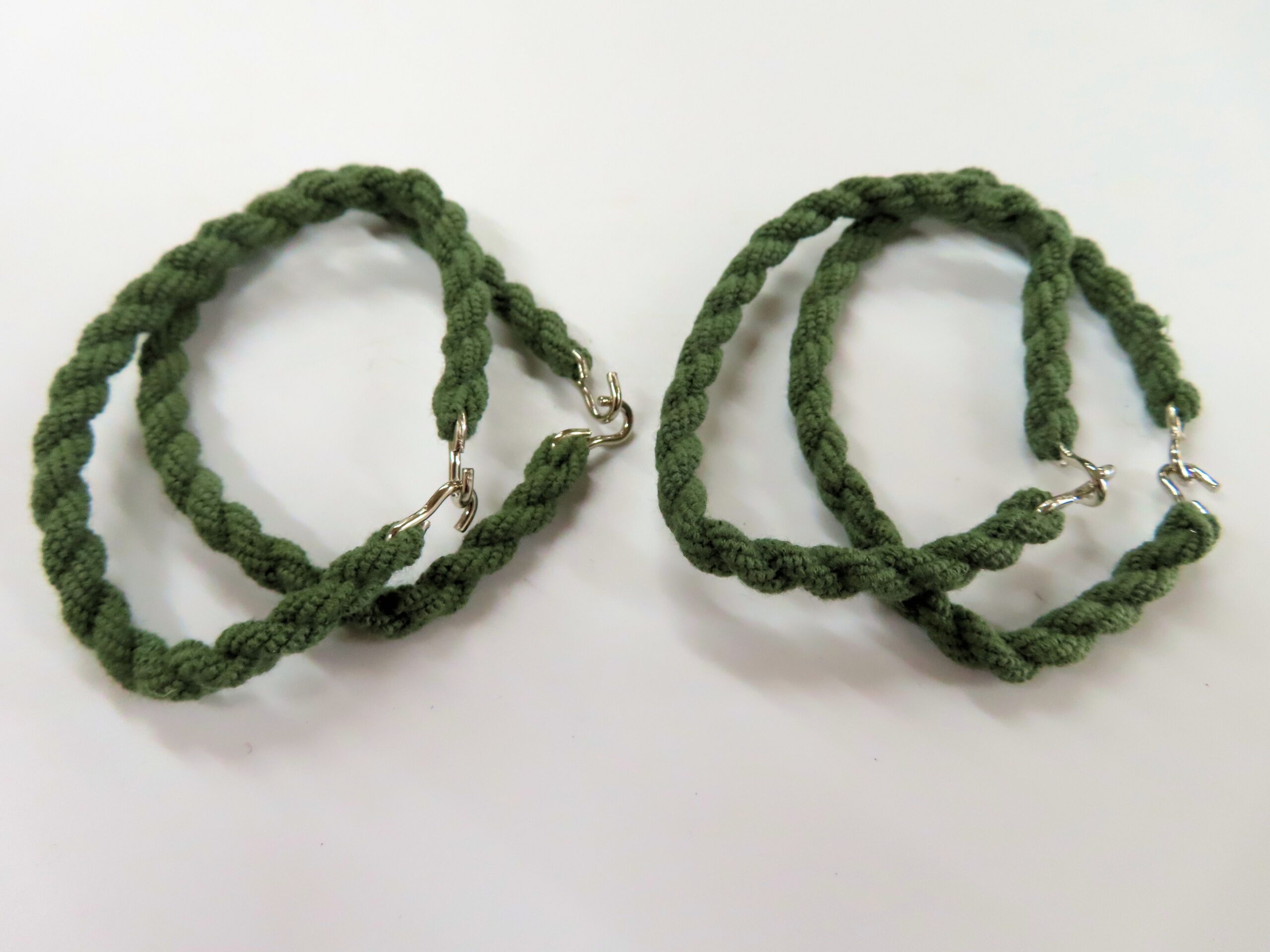 Blousing bands, OD, 4 pieces - Re-enactment Shop