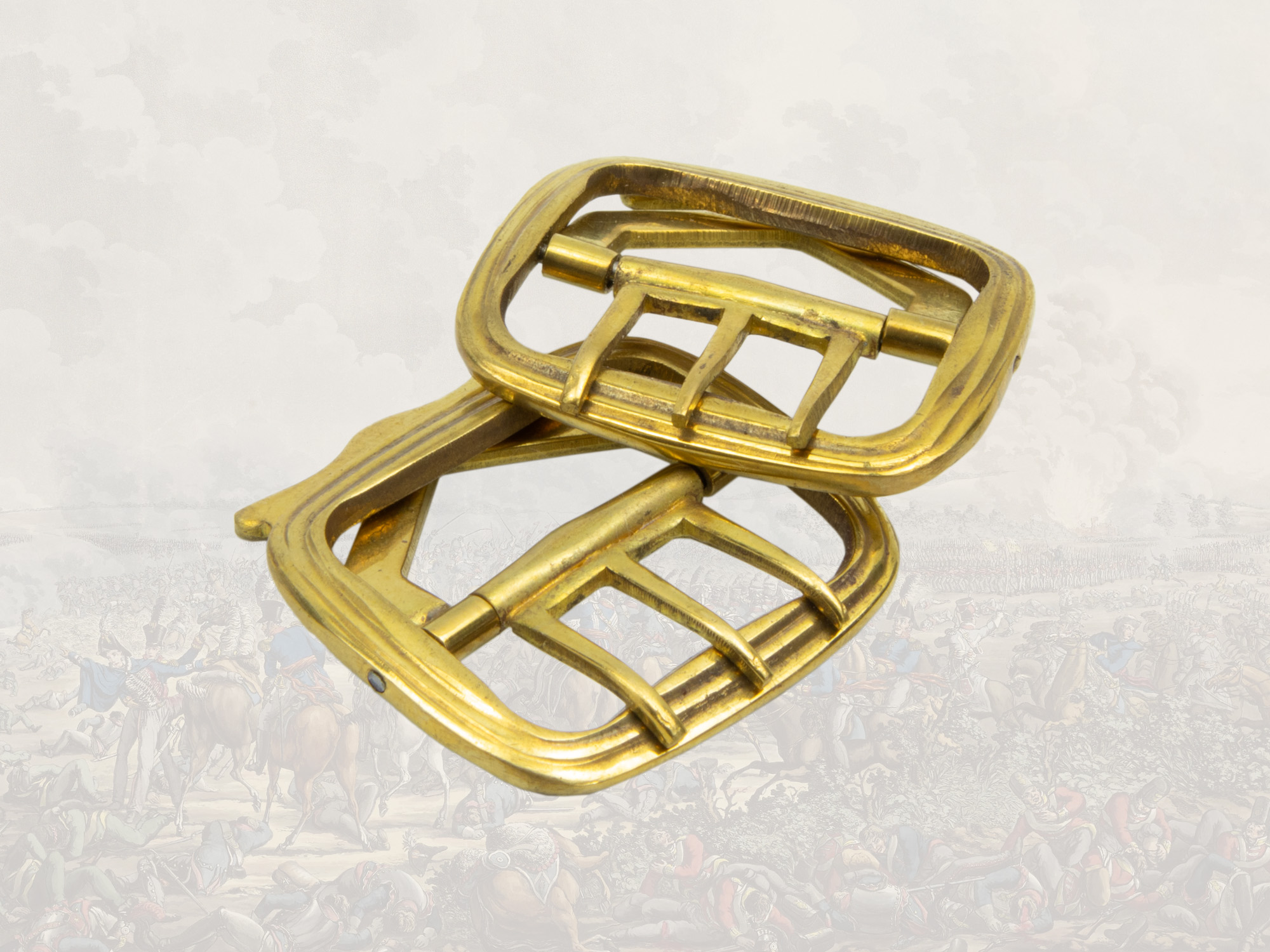 Pair of knee buckles ‘Hera’ - Re-enactment Shop