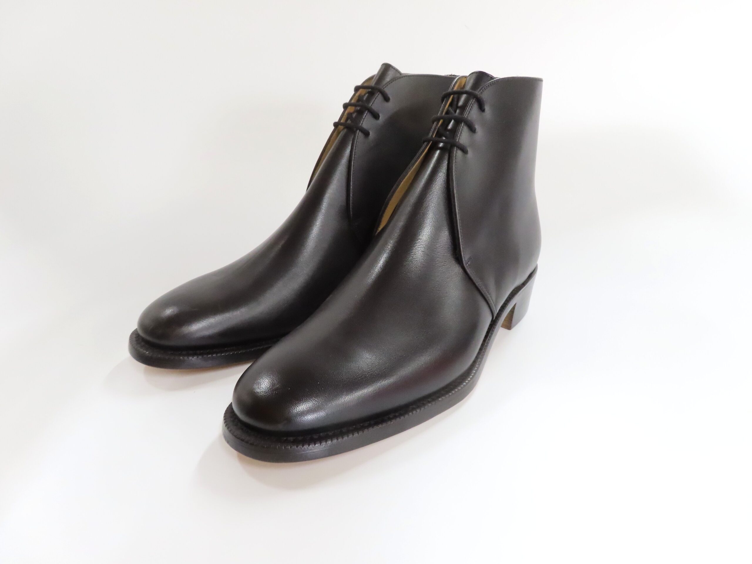 George boots, black leather, new old stock - Re-enactment Shop